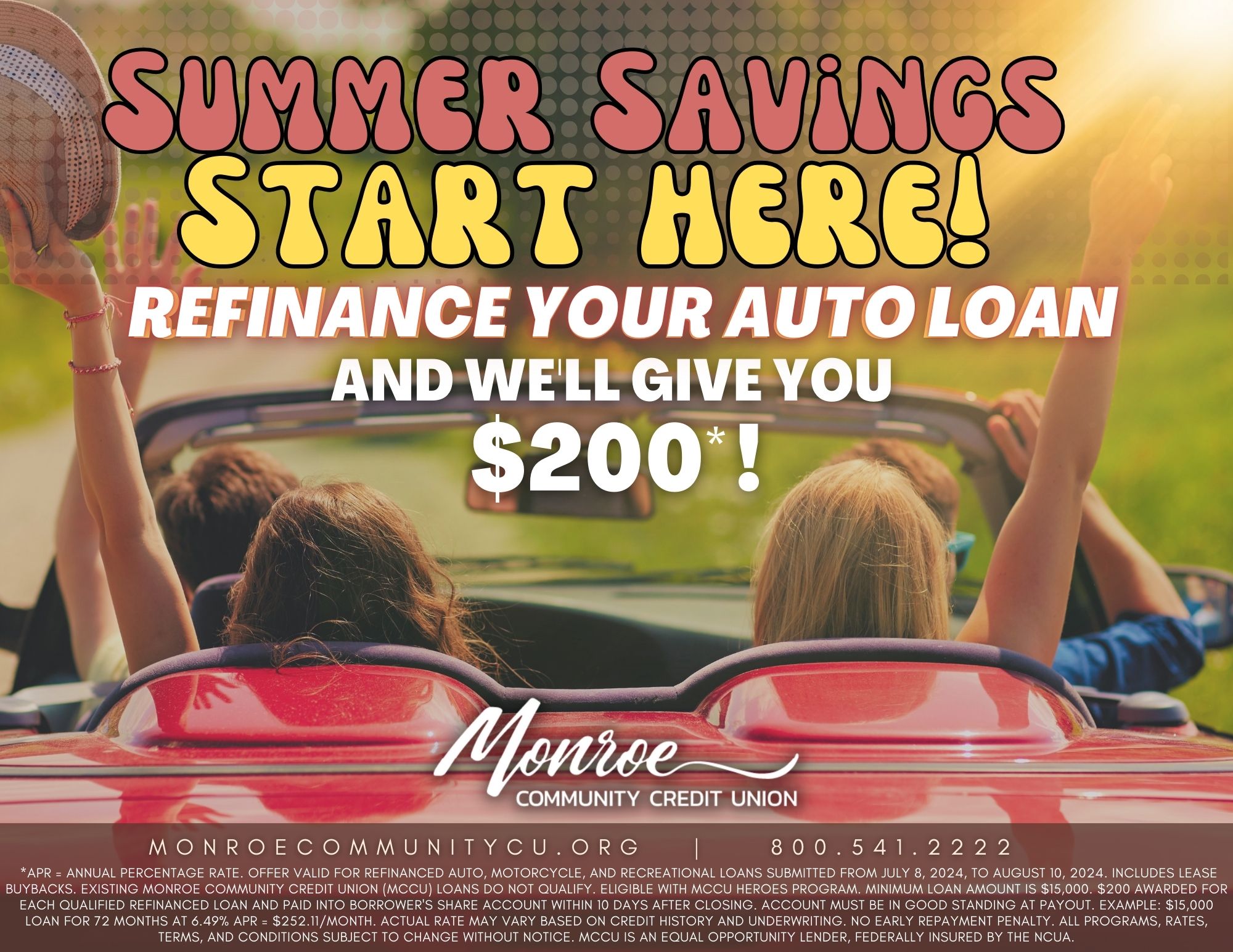 Auto Loans | MCCU - Monroe Community Credit Union